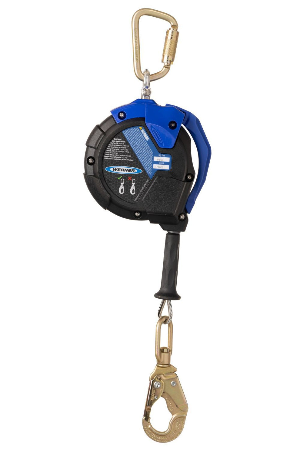 Werner 20' Max Patrol Self-Retracting Lifeline Galvanized Cable – Polar ...